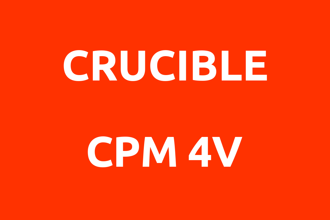 CRUCIBLE CPM 4V – Datenblatt - Outdoormesser.net